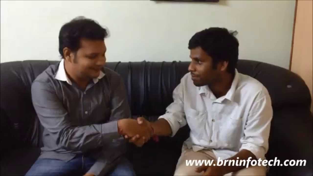 Mahesh (2014) selected as iPhone Developer - BRN INFOTECH - YouTube