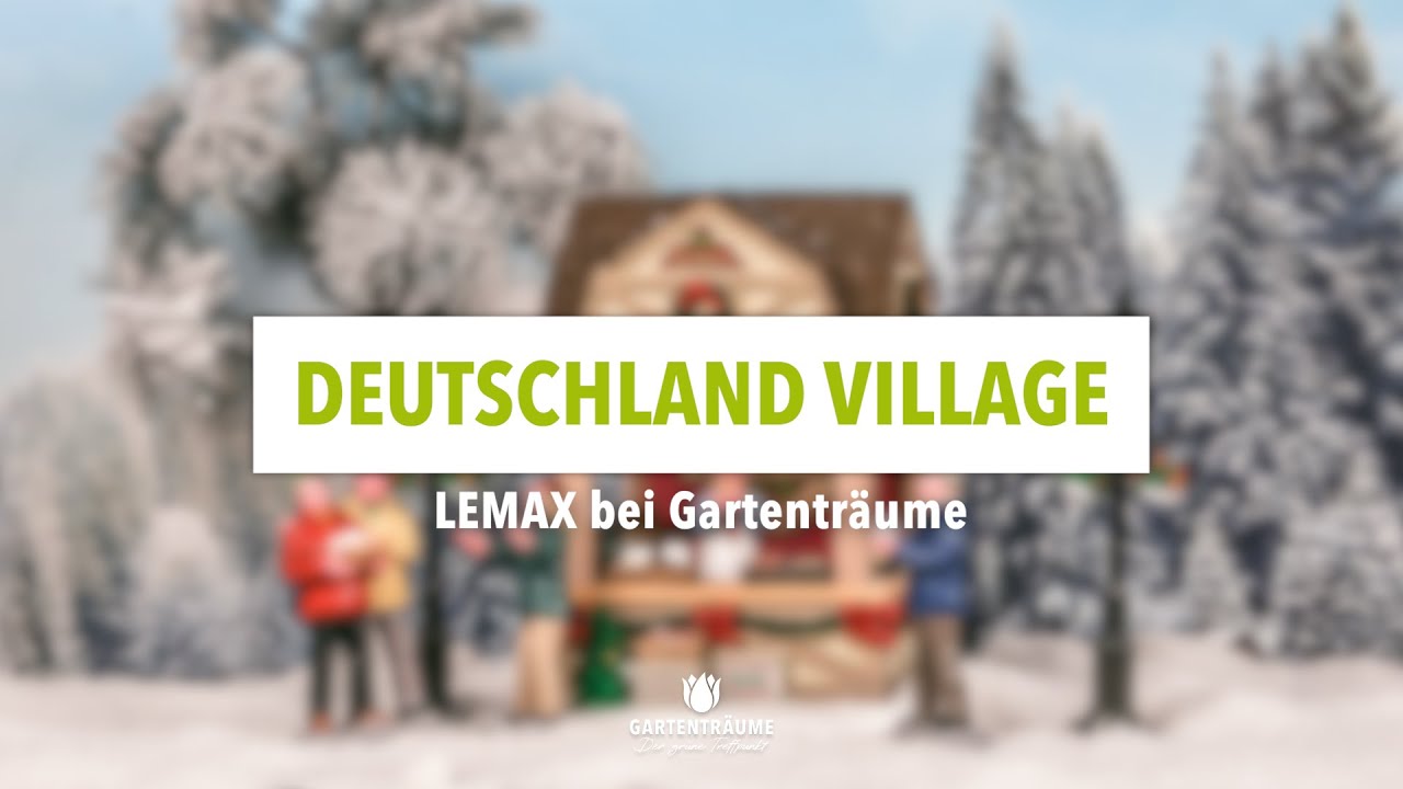 LEMAX Set Deutschland Village | exklusiv bei Gartenträume - YouTube