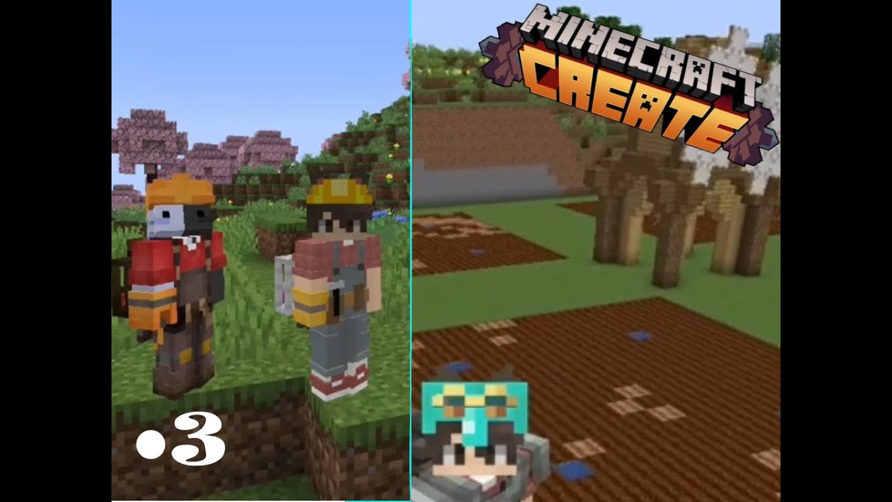 Base için ilk adımlar! Create Survival •Bölüm 3 Multi - YouTube