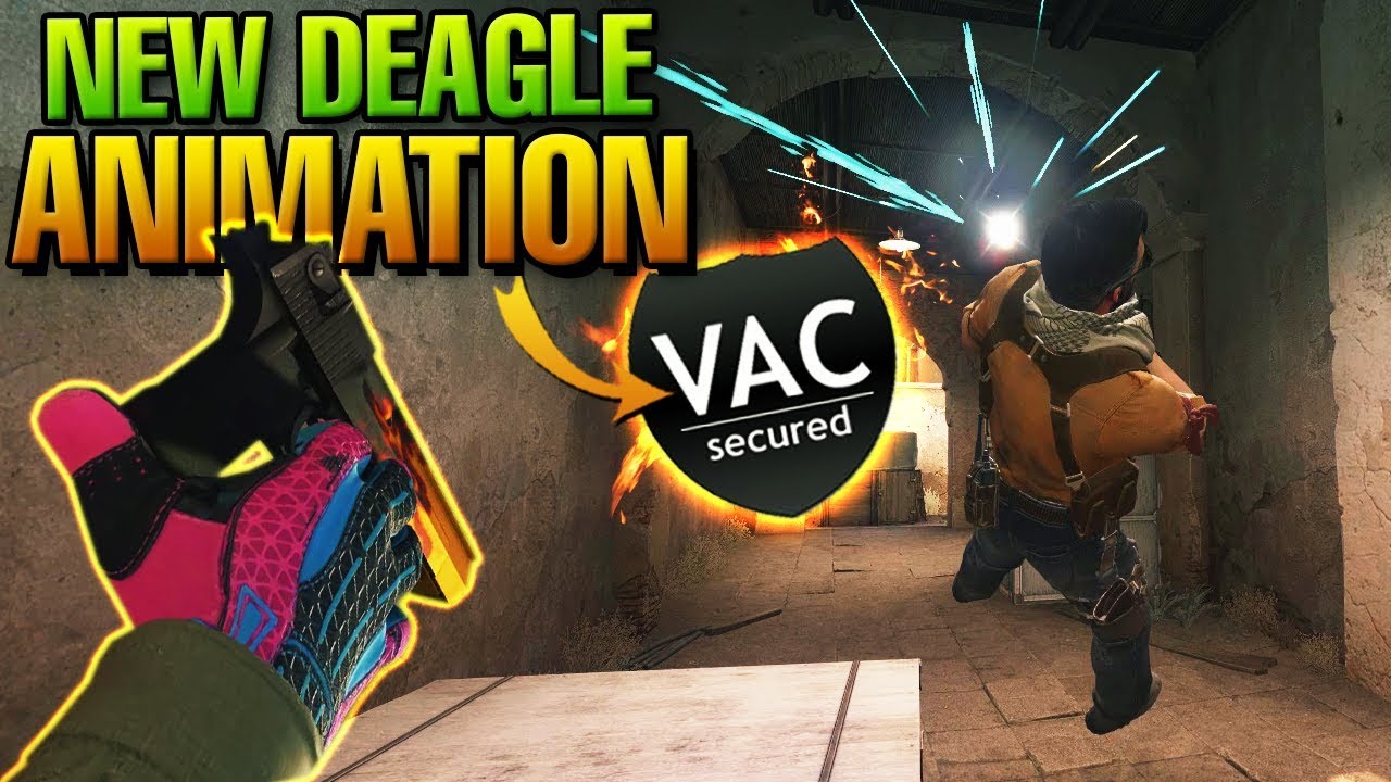 CS:GO NEW DEAGLE ANIMATION = VACBAN for biBa - YouTube