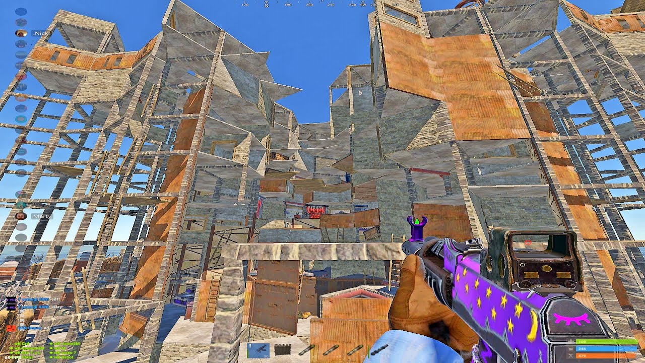 RUST ZERG WIPE PROGRESSION // RAIDING OG WITH 300 ROCKETS // VITAL US ...