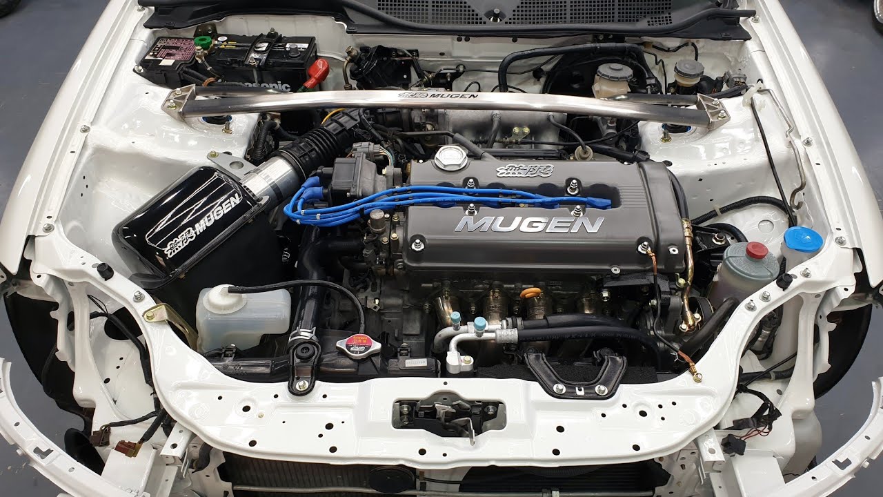 Mugen SiR Engine Bay Refresh. Brand New OEM Parts With Bolt On Mugen ...