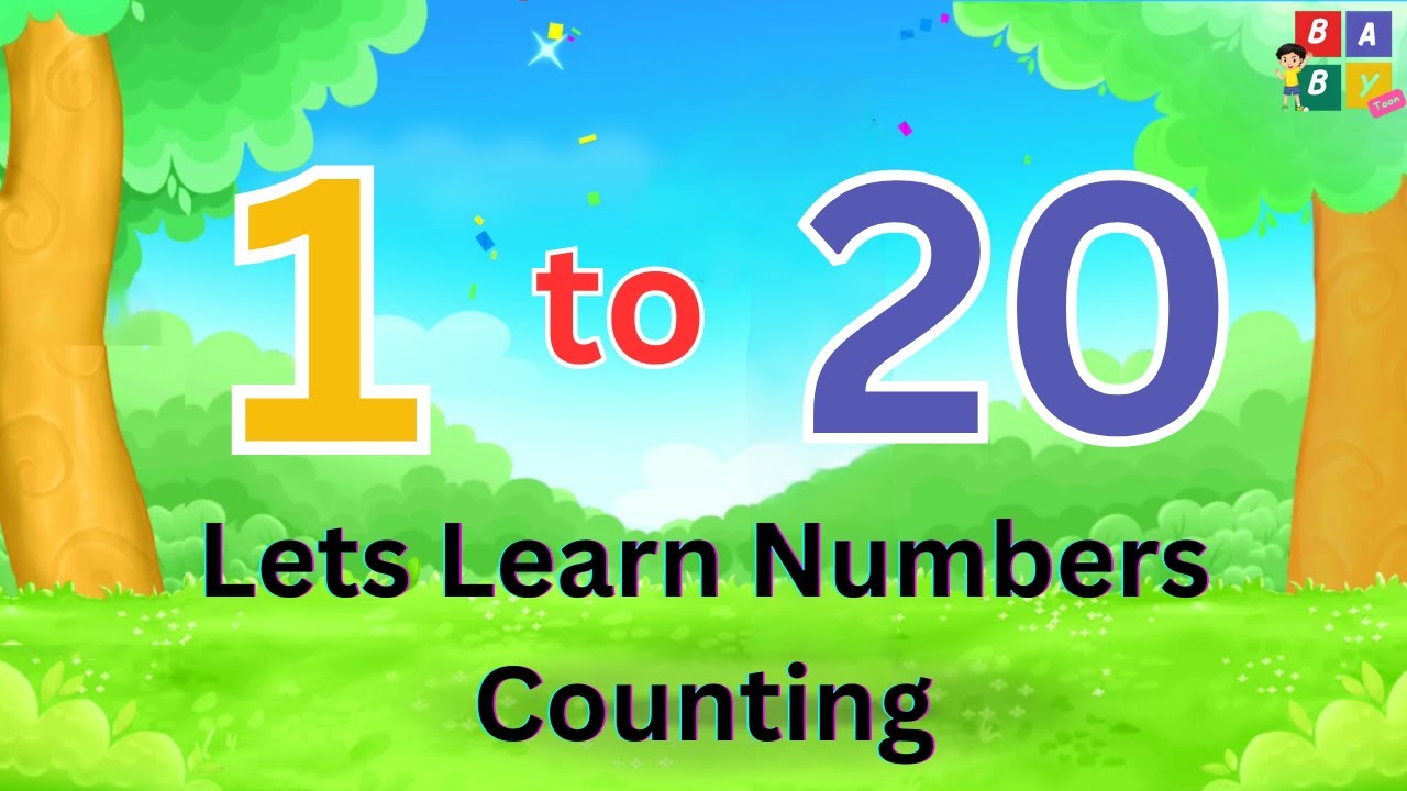 1 to 20 | Count Number | Count 1 to 20 | #preschool - YouTube