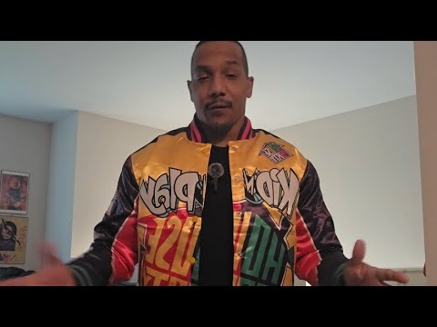 House Party Kid N Play Satin Bomber Jacket