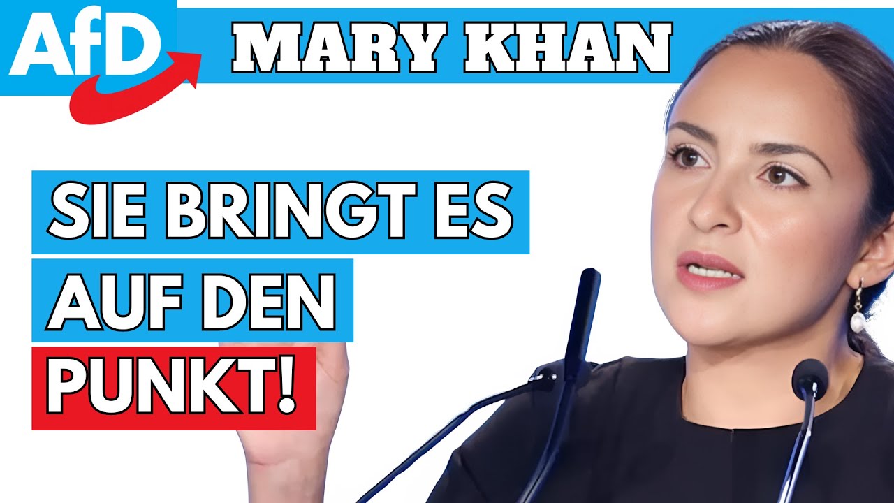 🖤 ️💛 SENSATIONELLE REDE 🚨 Die Jugend wählt AfD 💙 Mary Khan AfD LIVE aus Oranienburg - YouTube