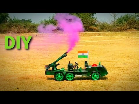 How To Make a Missile Launcher on a Truck of Cardboard