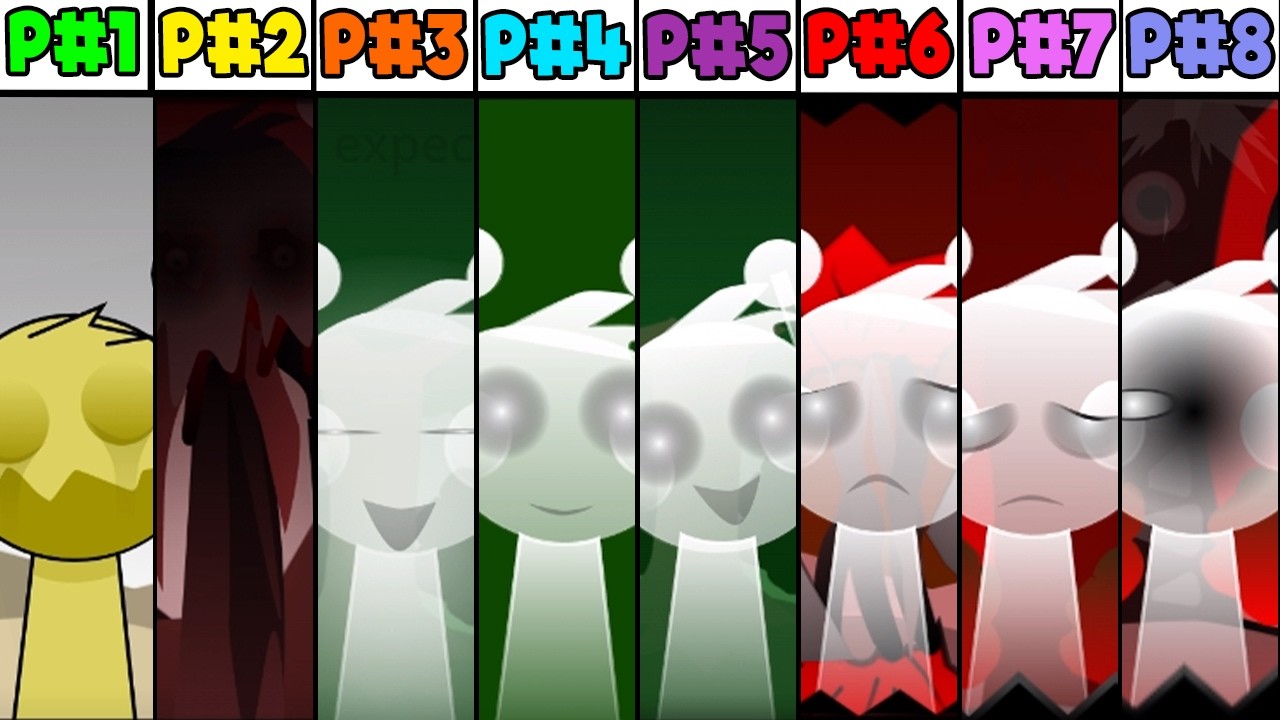 NEW MOD! Phase 1 to NEW Phase 8 ParaSprunki Version In Incredibox ...