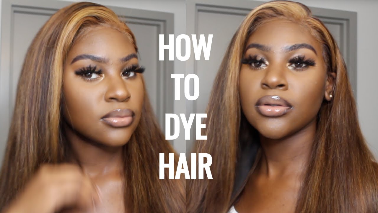HOW TO DYE HAIR BROWN WITH HIGHLIGHTS ft. Eullair Hair | StateofDallas ...