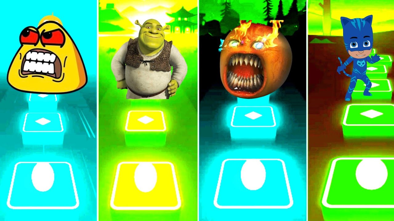 Pou koplo 🆚 Shrek Thriller 🆚 Halloween Annoying Orange 🆚 Pj masks 🎶 ...