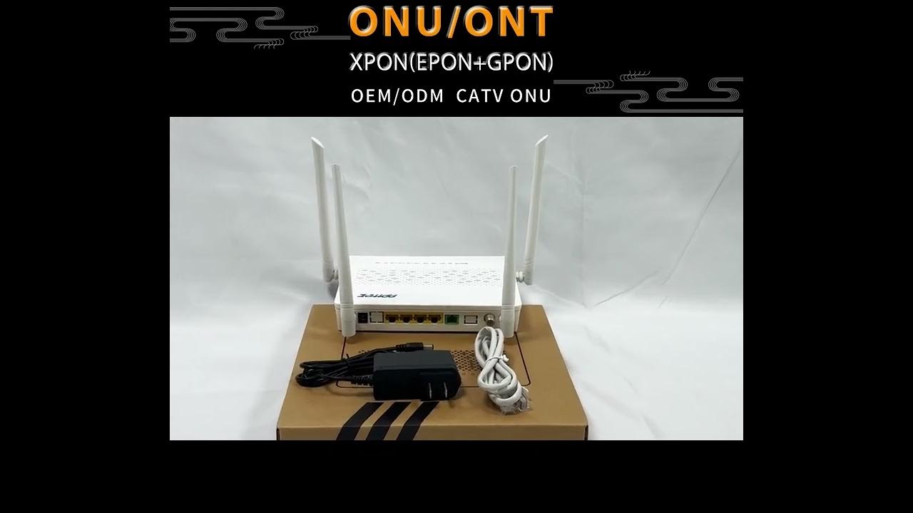 ONU XPON/GPON with CATV function series - YouTube