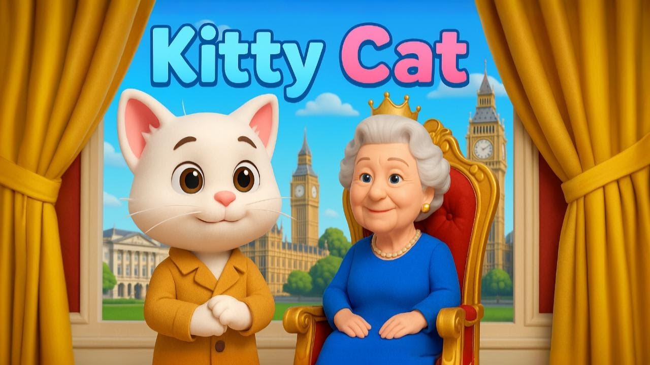 Kitty Cat Song | Little kids Star Nursery Rhymes & Kids Songs - YouTube