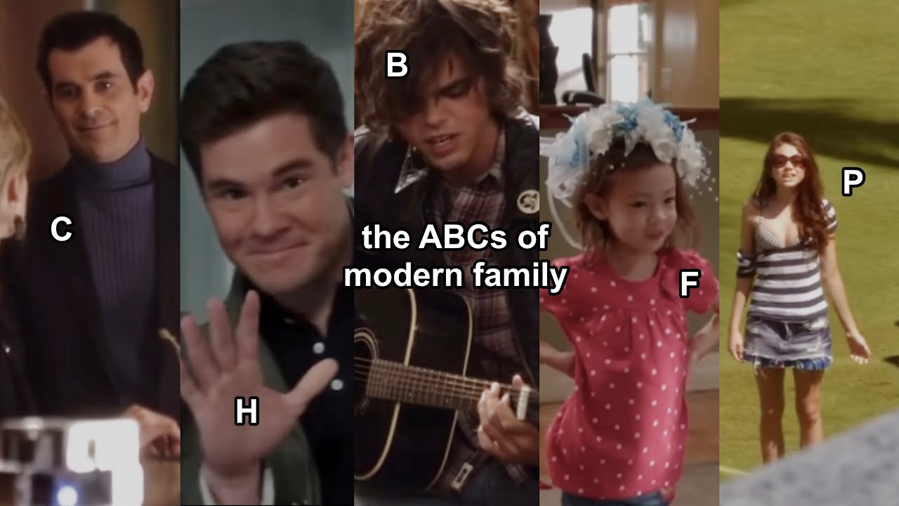 learn the alphabet with modern family - YouTube