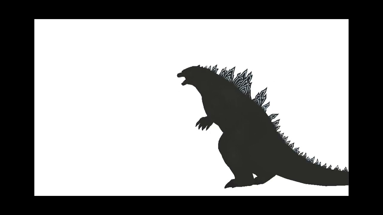 Godzilla 2014 roar animation - YouTube