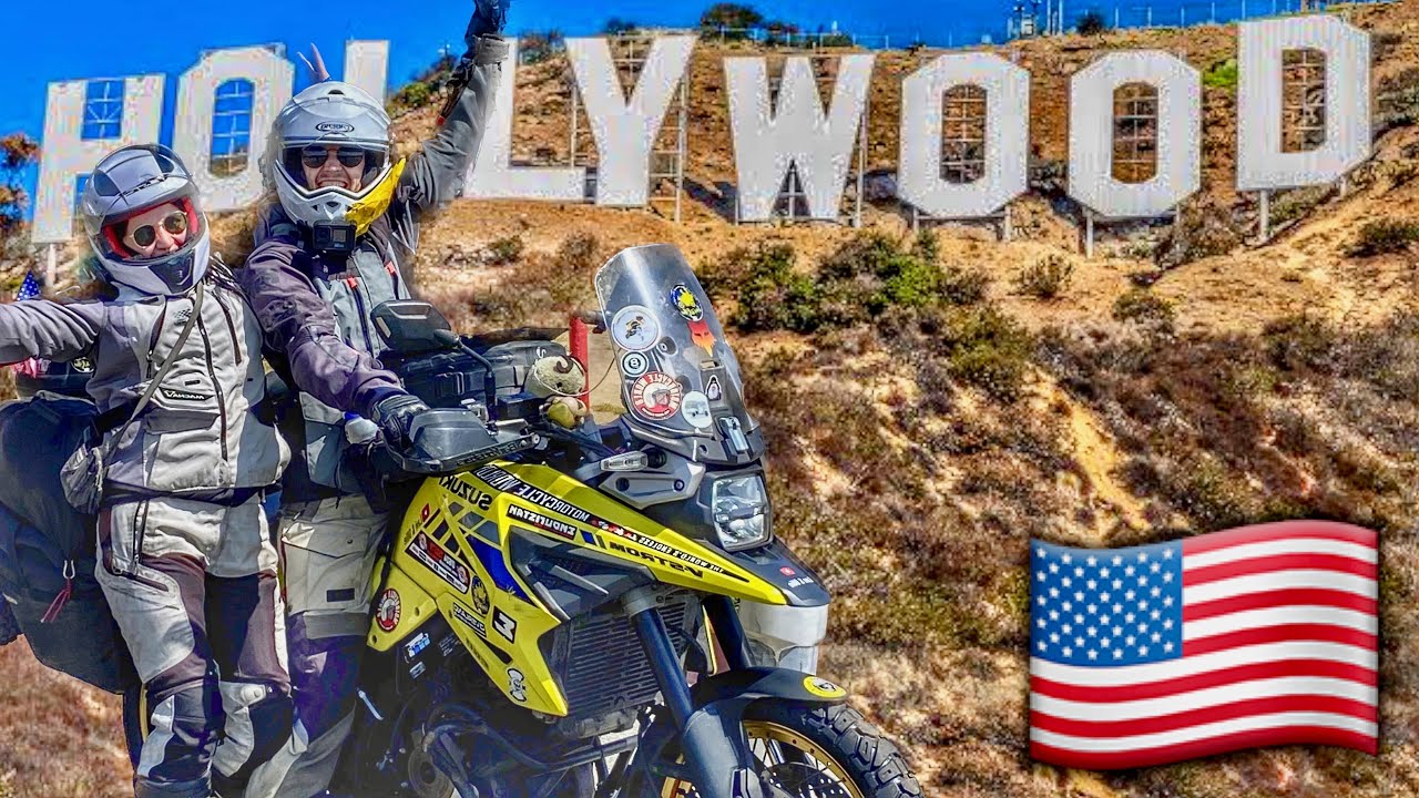 WE MADE IT TO HOLLYWOOD! (Riding Around the Entire World) 🇺🇸 [S4-E36 ...