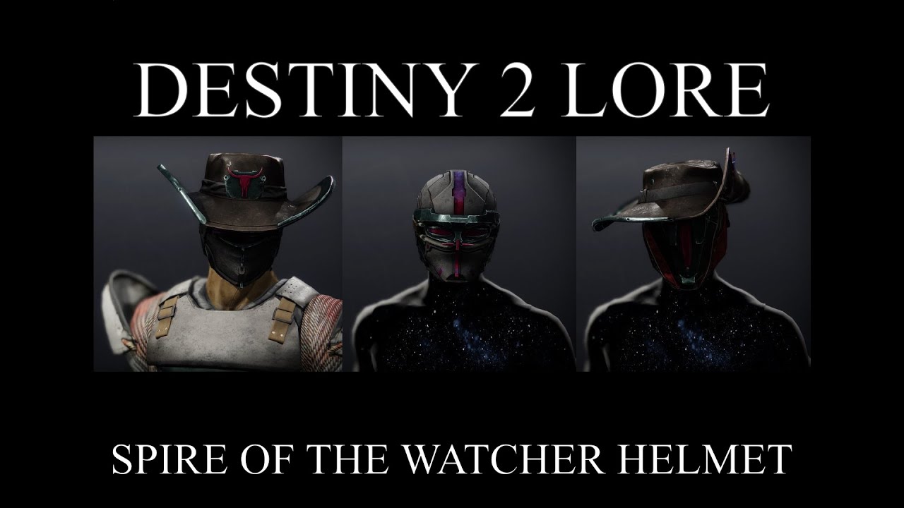 Destiny 2 Lore - Season Of The Seraph - Spire Of The Watcher Helmet ...