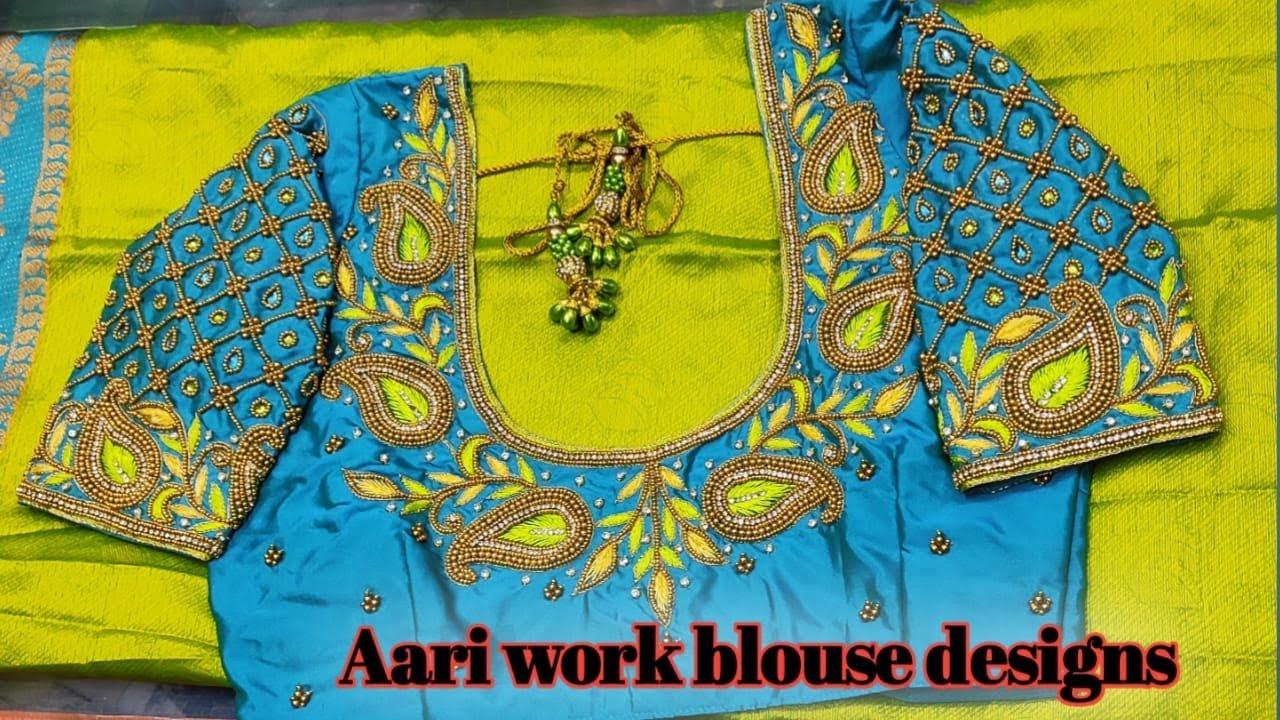 Aari work blouse designs #aari blouse # model blouse #aari work #aari ...