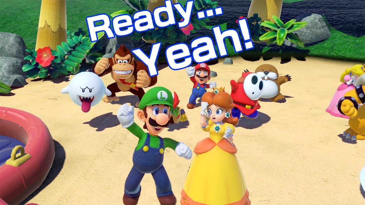 Super Mario Party - Minigames Celebrates Win: "Ready Yeah" Luigi and ...