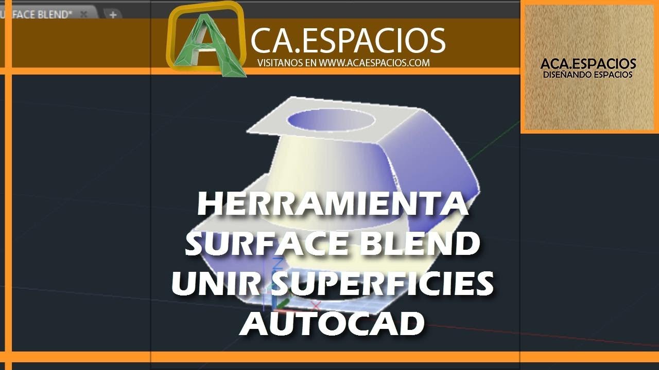 HERRAMIENTA SURFACE BLEND EN AUTOCAD YouTube herramienta-surface-blend-en-autocad-youtube