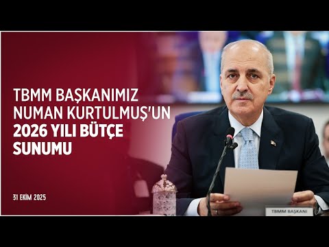 2026 Yılı Bütçe Sunumu