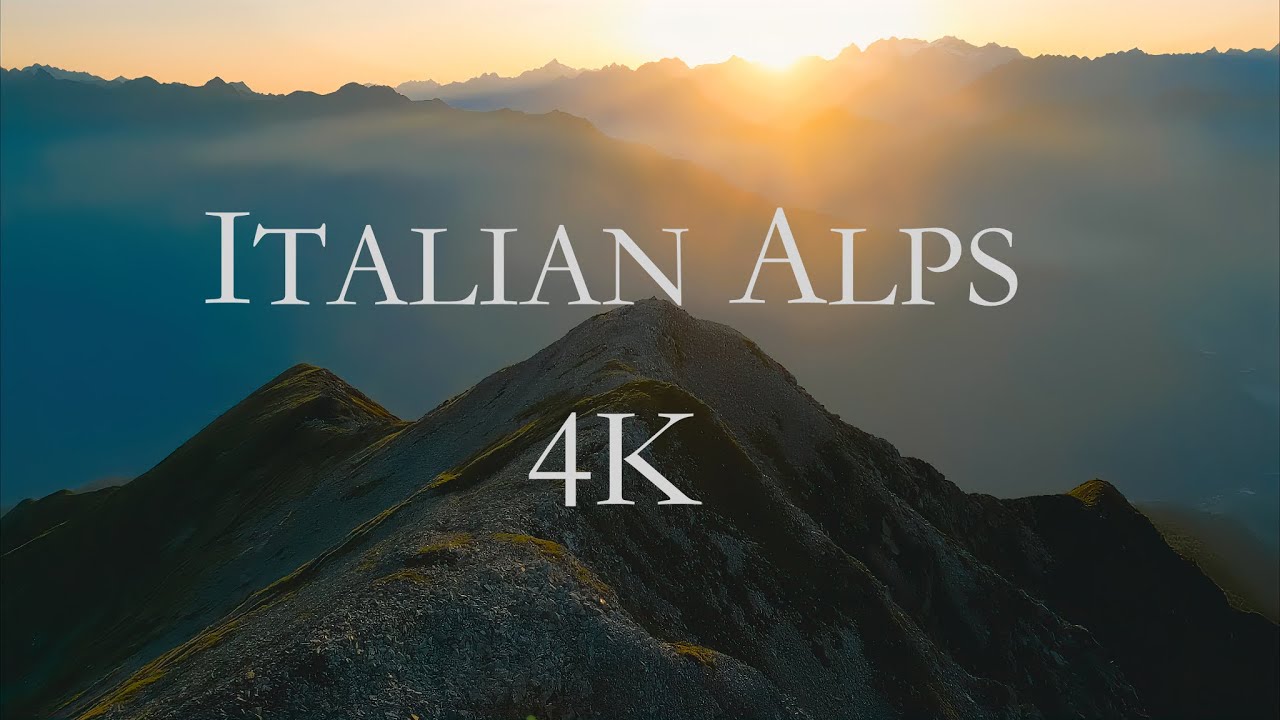 Italian Alps 4k - Italy | Cinematic Drone | Calming Music With ...
