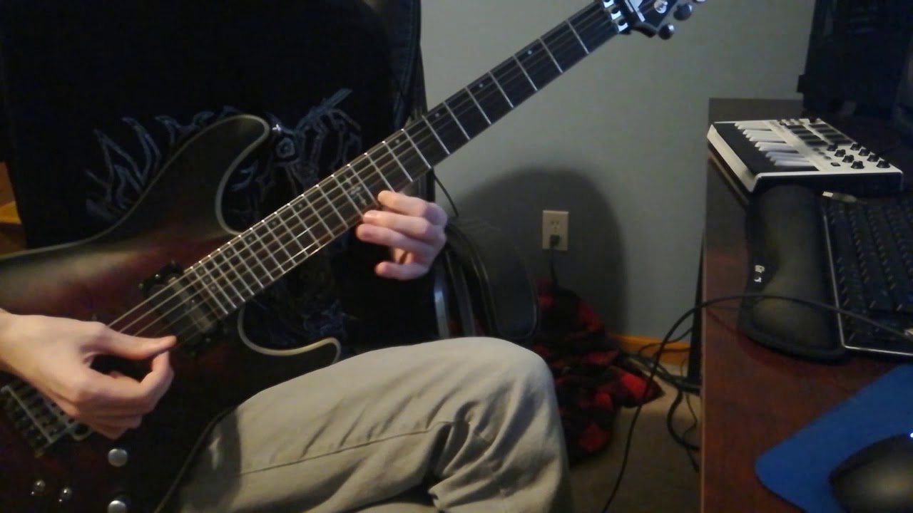 Practice Log: Obscura - Anticosmic Overload solo: Day 44 - YouTube