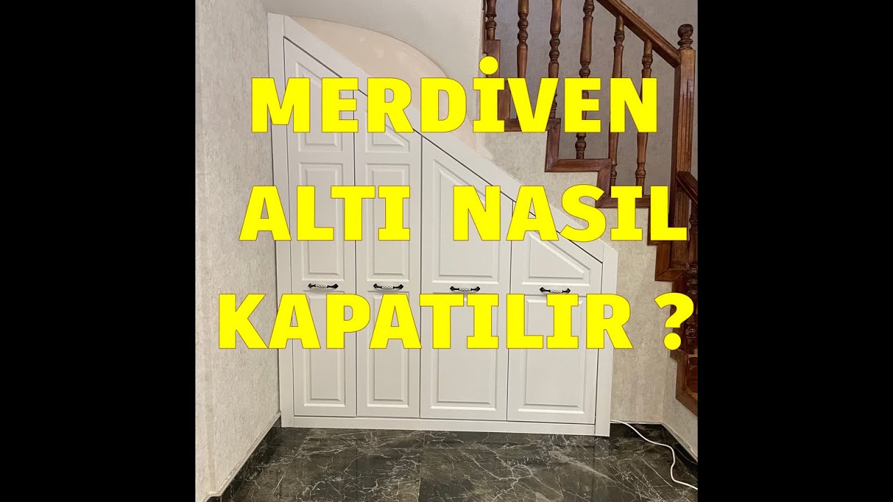 MERDİVEN ALTI KAPATMA ÖNERİLERİ - YouTube