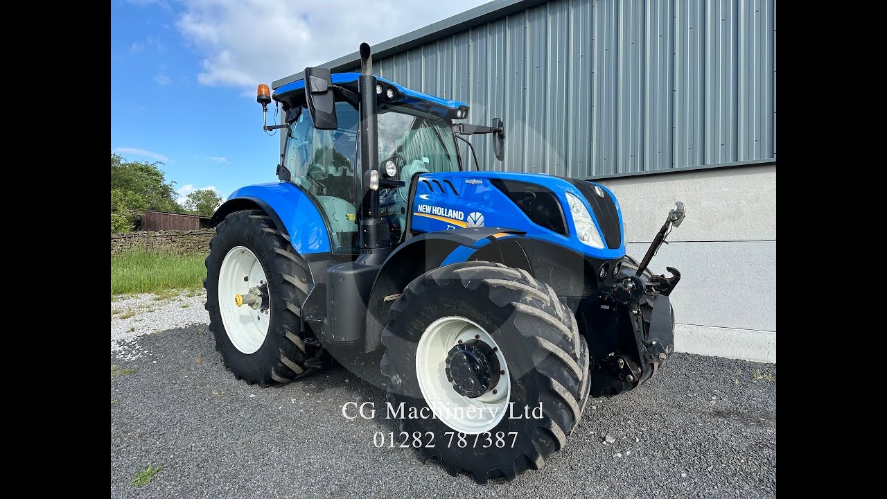 2018 New Holland T7 270 Tractor For Sale, 3657 Hours £POA - YouTube