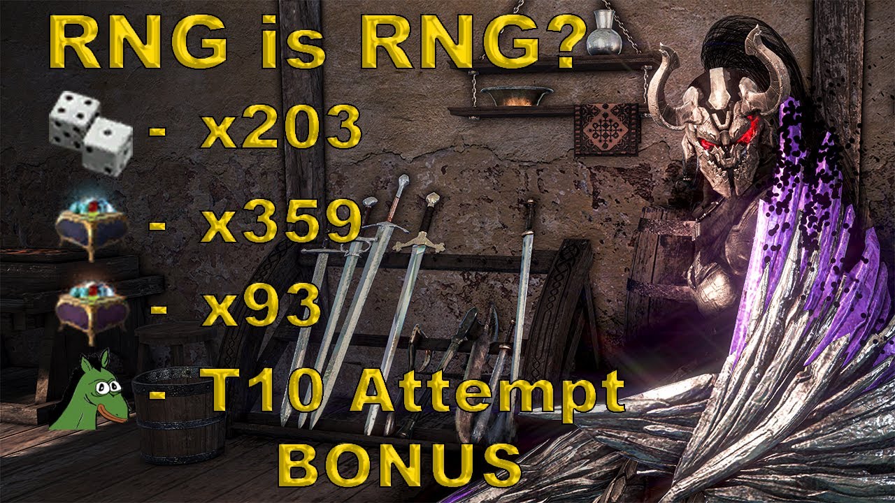 BDO - Rng is RNG ? x203 Dice and x450+ Pouch Results . Just For Fun ...