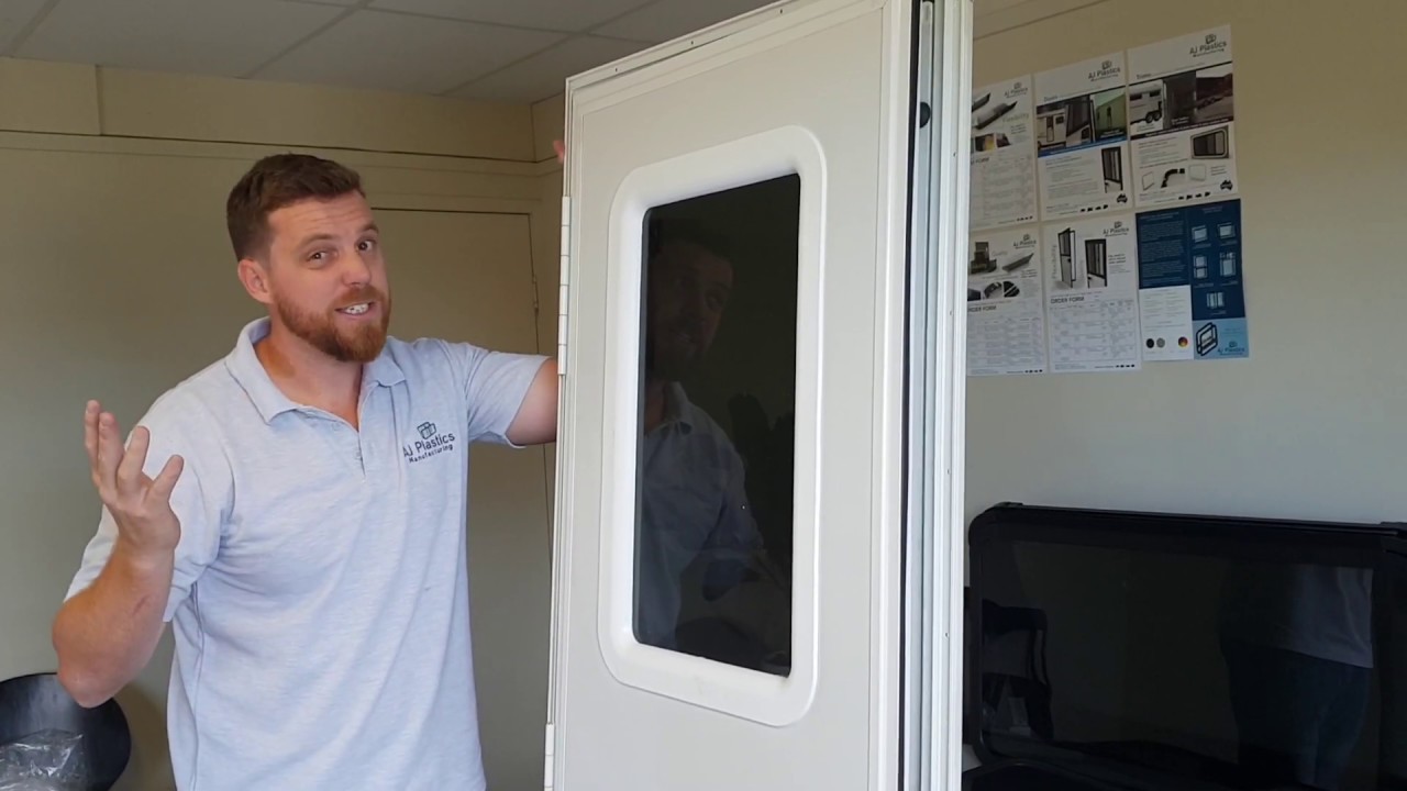 AJ Plastics Motorhome door #2 - YouTube