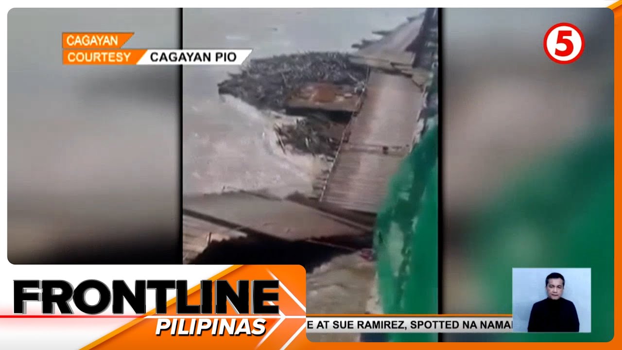 Tulay sa Cagayan, naputol at tinangay ng ilog | Frontline Pilipinas ...