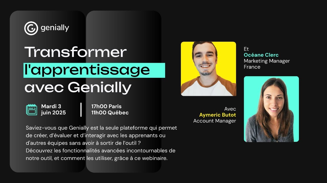 Transformer l'apprentissage avec Genially - YouTube