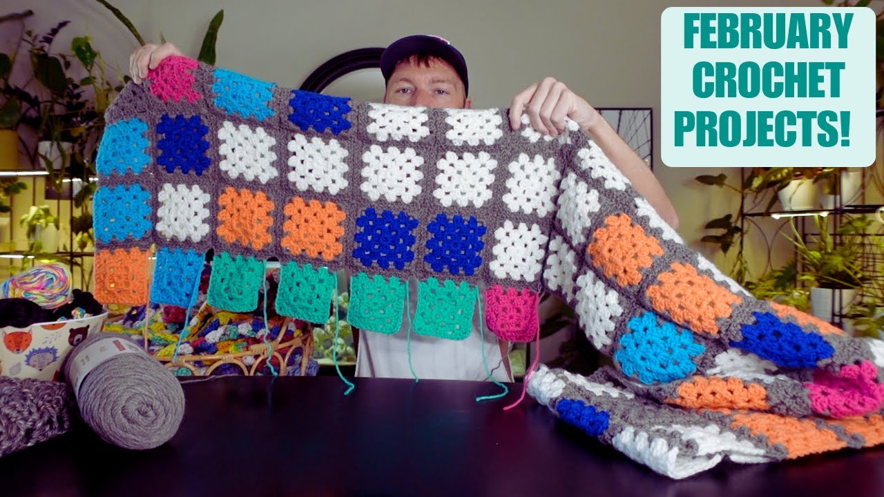 Everything I crocheted in February + March Crochet Challenge! - YouTube
