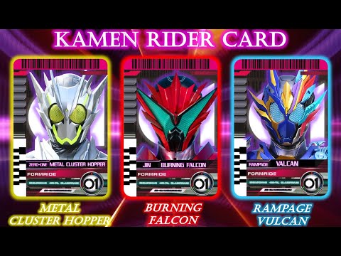 Kamen Rider Zero One Metal Cluster Hopper/Burning falcon/Rampage Vulcan ...