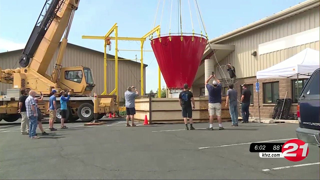 New firefighting bucket being tested in Bend - YouTube