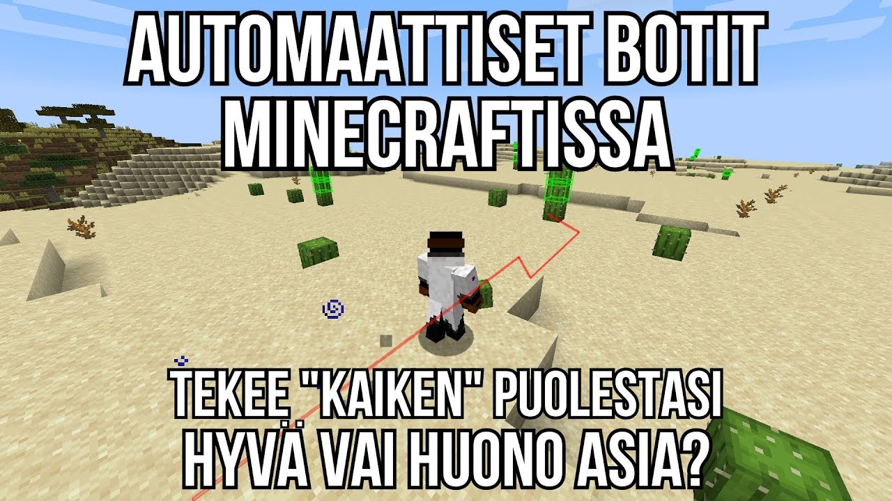 "Minecraftin Super Hacks" l Testataan AI Bottia Baritone - YouTube
