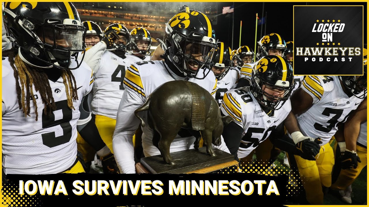 Instant Reaction - Iowa Survives Minnesota 13-10 - YouTube