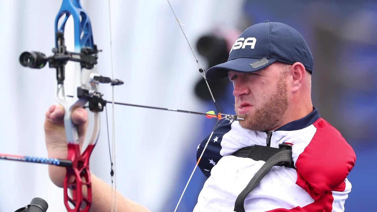 'Armless archer' Matt Stutzman wins historic gold medal at Paris ...