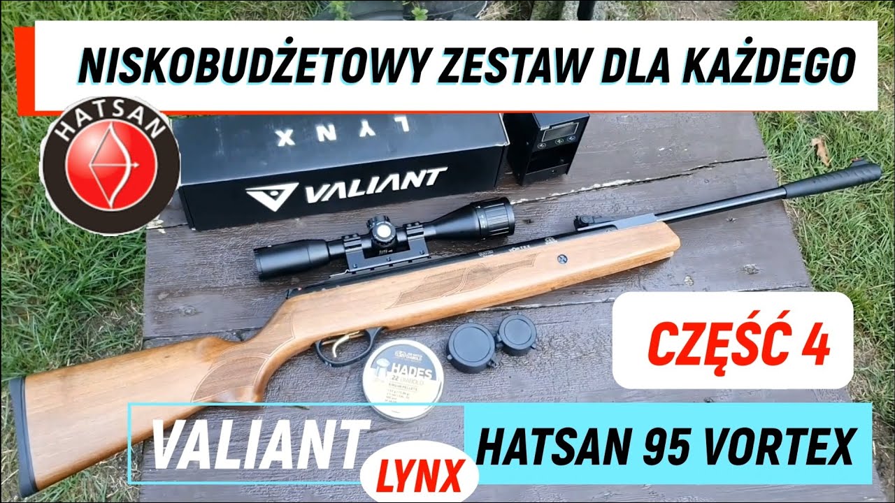 bartoli358 & Hatsan 95 Vortex 5.5mm & Luneta Valiant Lynx część 4 - YouTube