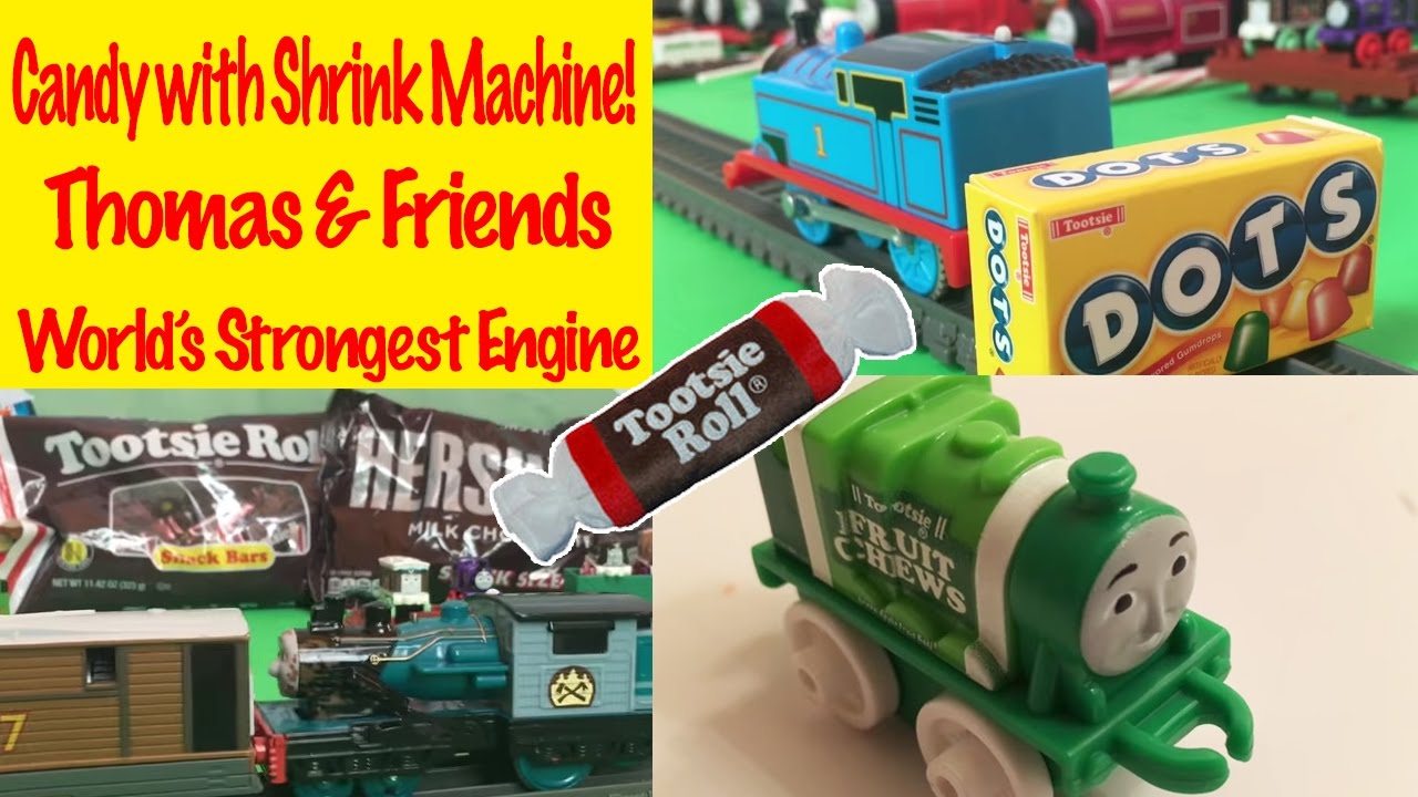 Thomas & Friends Candy with Shrink Machine - World's Strongest Engine ...