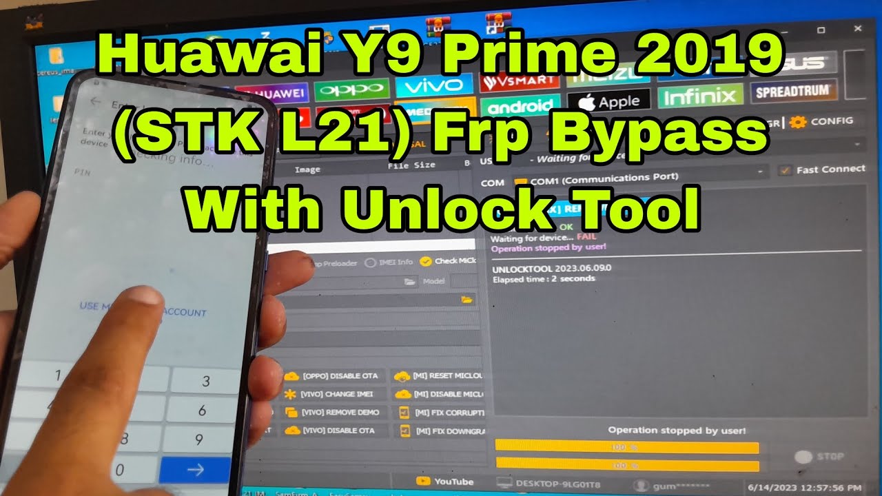 Huawei Y9 Prime 2019 (STK L21) Frp Unlock Tool - YouTube
