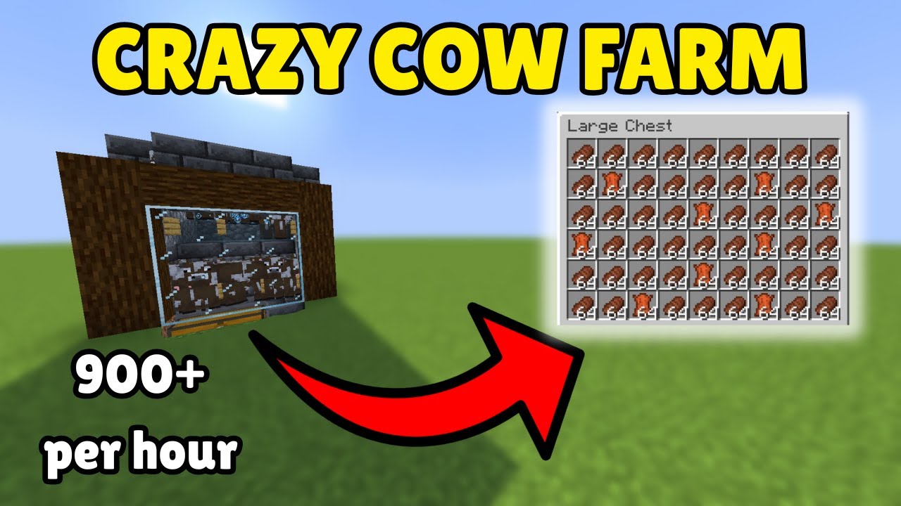 MOST OP COW FARM - minecraft 1.21.4 - YouTube