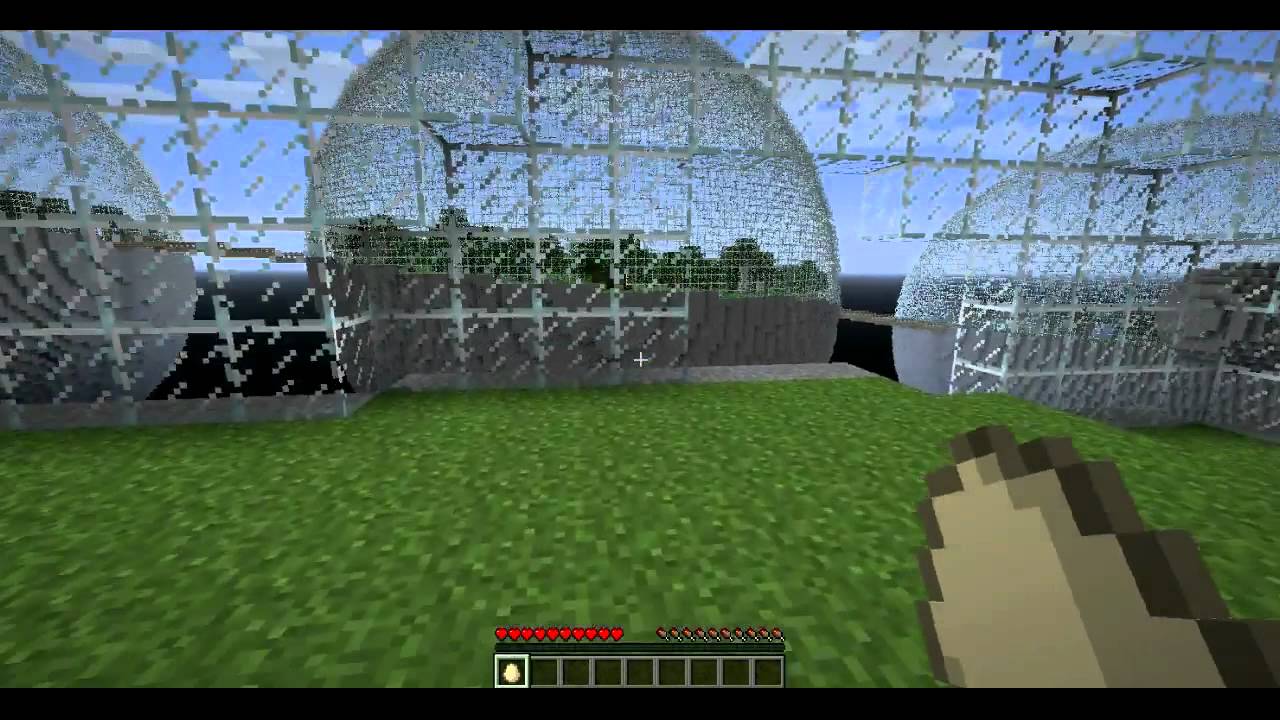 Minecraft- Intro to Biosphere survival! (buildcraft, planes, vehicles ...