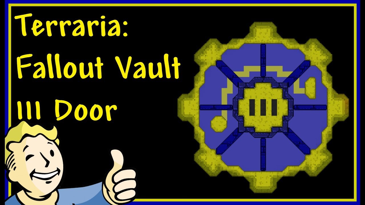Terraria: Fallout Vault 111 Door Timelapse - YouTube