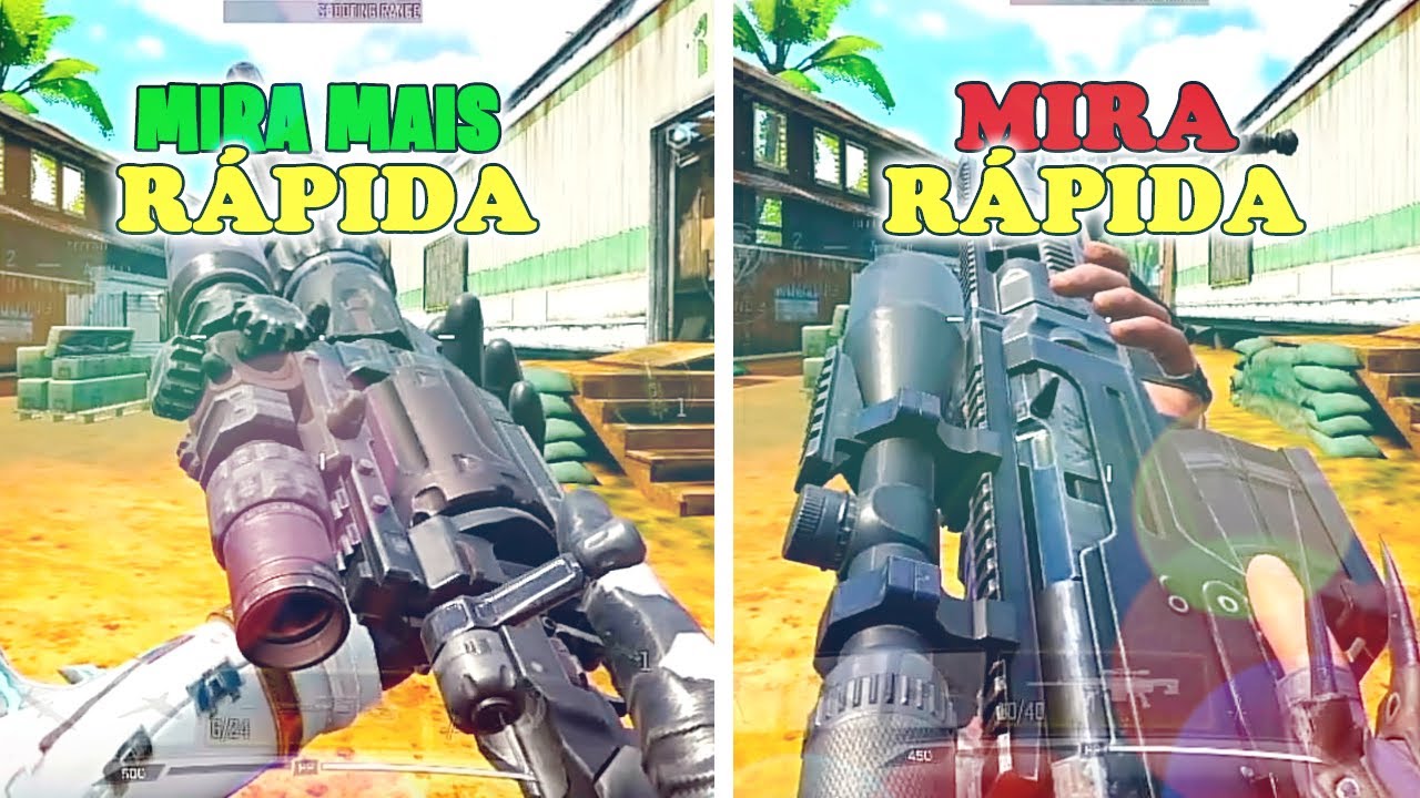 TOP 5 das Miras de Atirador Mais Rápidas no Cod Mobile - YouTube