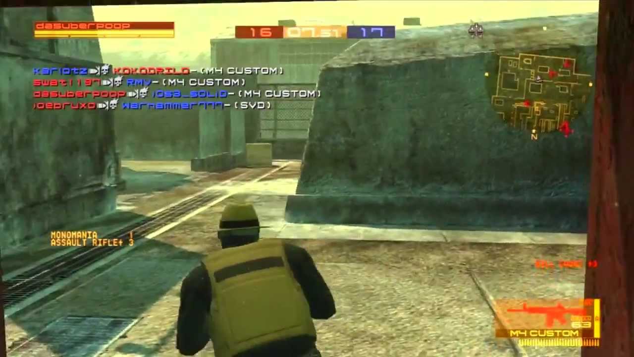 Metal Gear Online - Live Commentary - TDM on Groznyj Grad (MGO ...