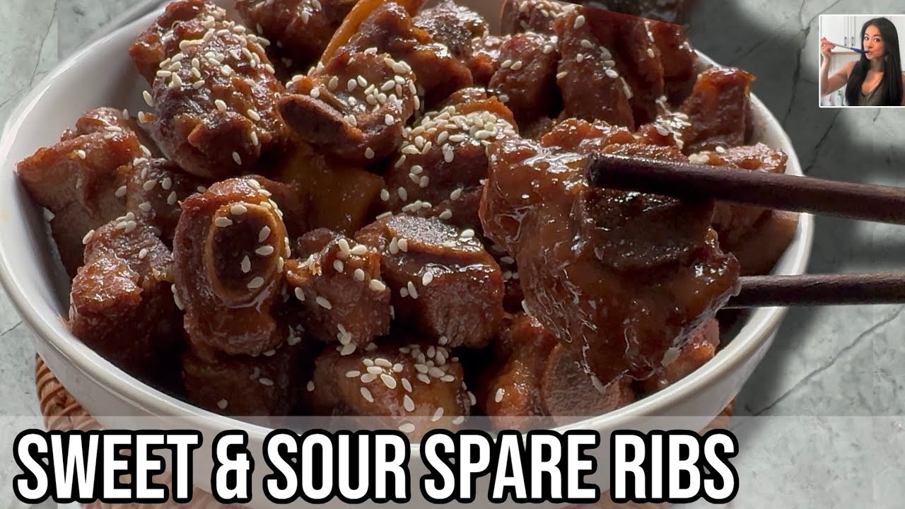 🐖 Chinese-style Sweet and Sour Ribs EASY Recipe (糖醋排骨) | Ciwete ...