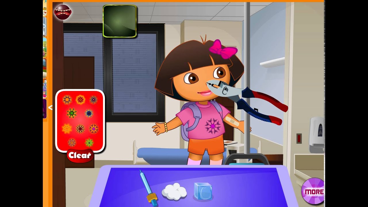 Dora the Explorer - Dora at the Doktor - Dora Cartoon - YouTube