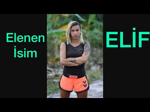 Survivor 2017 Kim Elendi. Adaya veda eden isim Elif 12 Haziran 2017. Survivor Elif Elendi.