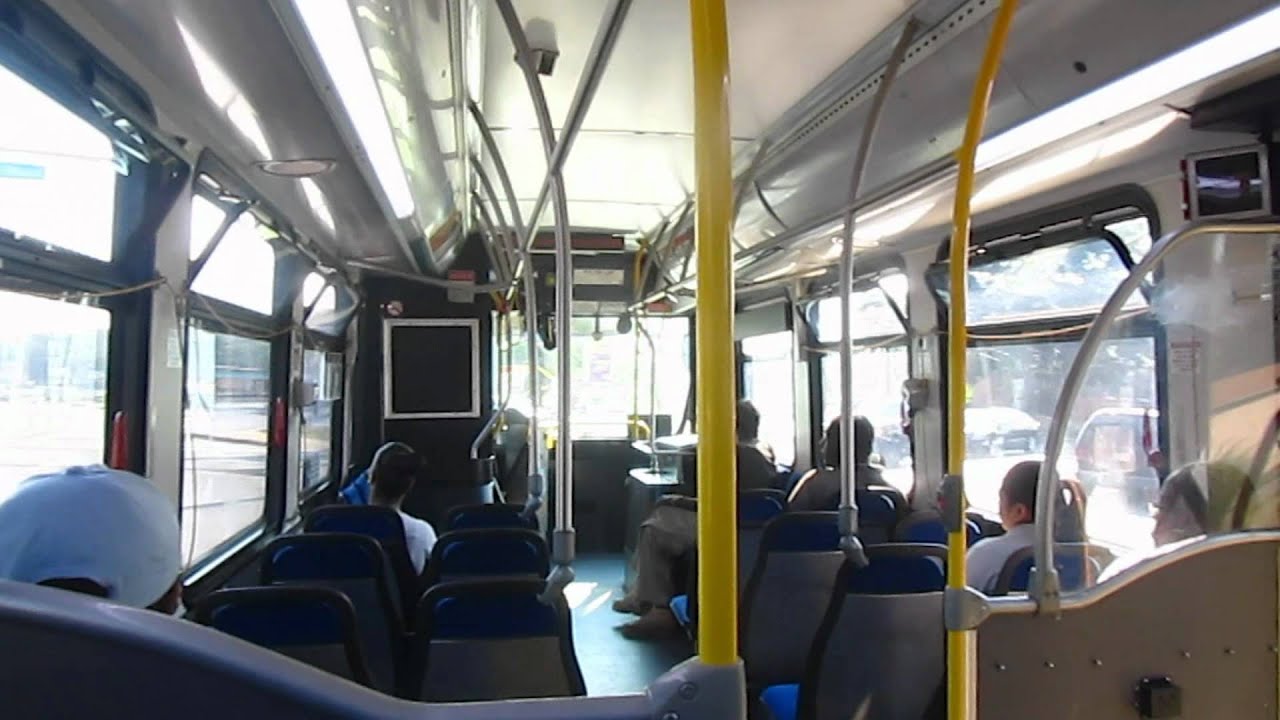 WMATA 2009 New Flyer DE42LFA #6414 On route V14 - YouTube