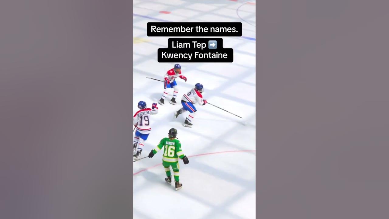 Liam Tep ️ Kwency Fontaine 🔥🏒 #brickinvitational - YouTube